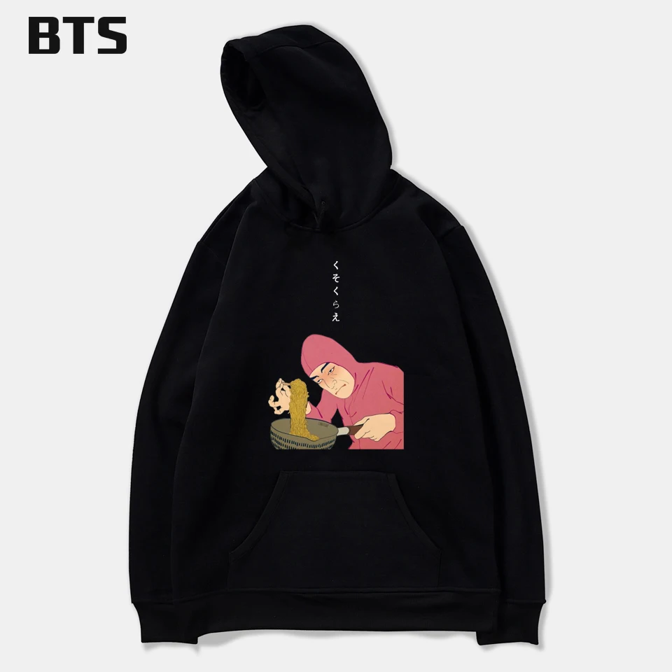 BTS Pink Guy Ramen King VAPORWAVE Hoodies Men Women Sweatshirt Harajuku ...