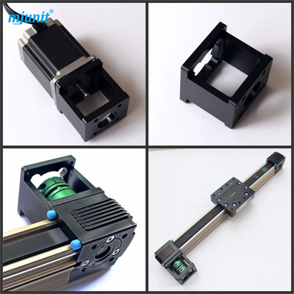 Toothed-belt-drive-Motorized-Stepper-Motor-Precision-Linear-Application ...