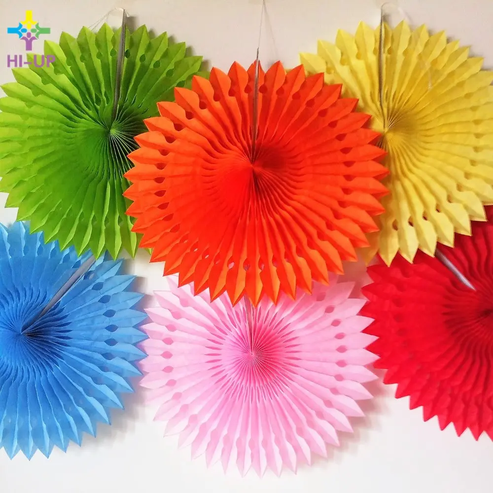 1pc-40cm-Hollow-Out-Paper-Folding-Fan-Pinwheel-Hanging-Flowers-Tissue ...