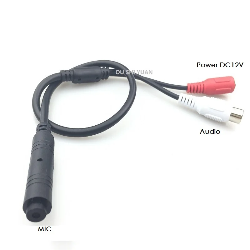 CCTV Surveillance RCA Mic Microphone Sound Monitor Sound pick-up ...