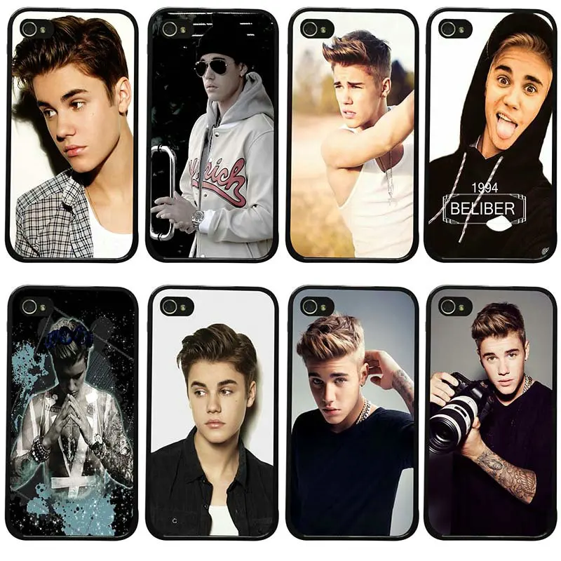 Deluxe Justin Bieber Cell Phone Cases Hard Plastic Cover for iphone 8 7 ...