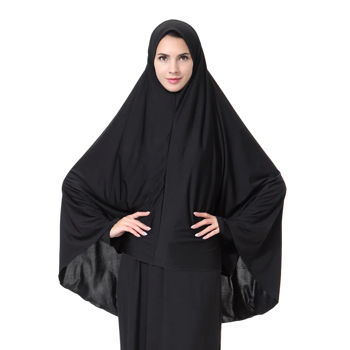 Meisje Zwart Colours Hijab Moslim Niqab Boerka Sluier Moslim Niqaab ...