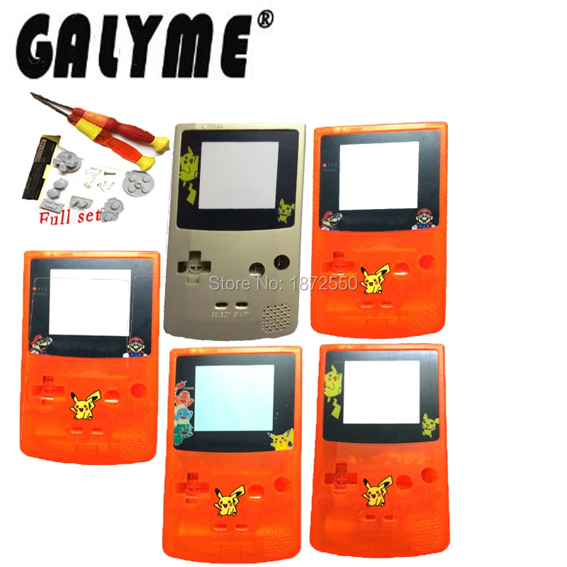 Galyme For GameBoyColor DMG GBO Limitd Edition Clear Orange Gold ...