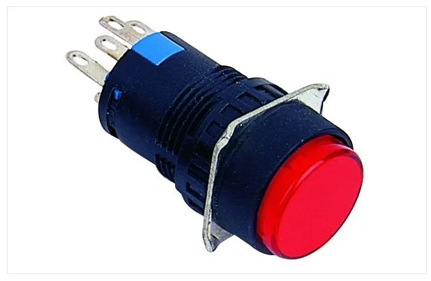WYQY-never-before-LA128AL16-11DZ-light-self-locking-push-button-switch ...