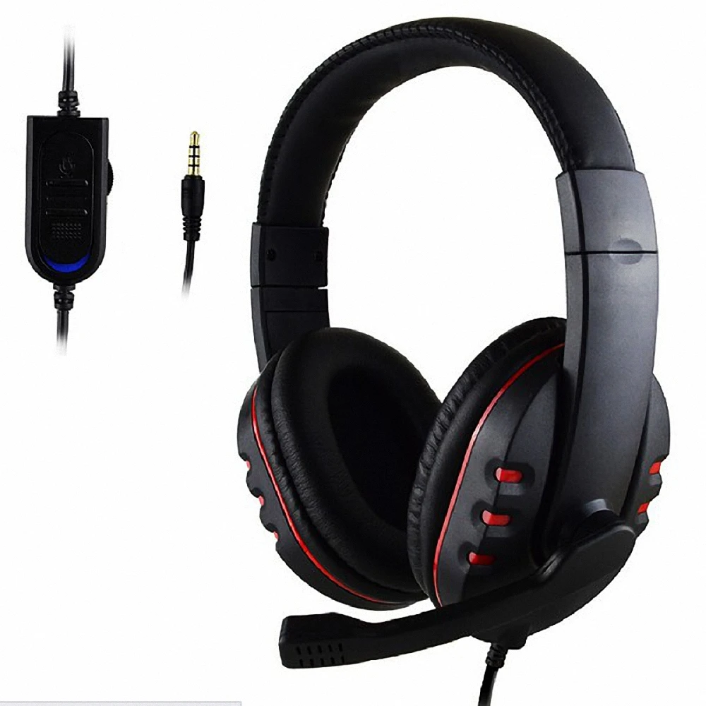 High Quality 3.5mm Wired Game Headphone Stereo Headband headset Hand ...