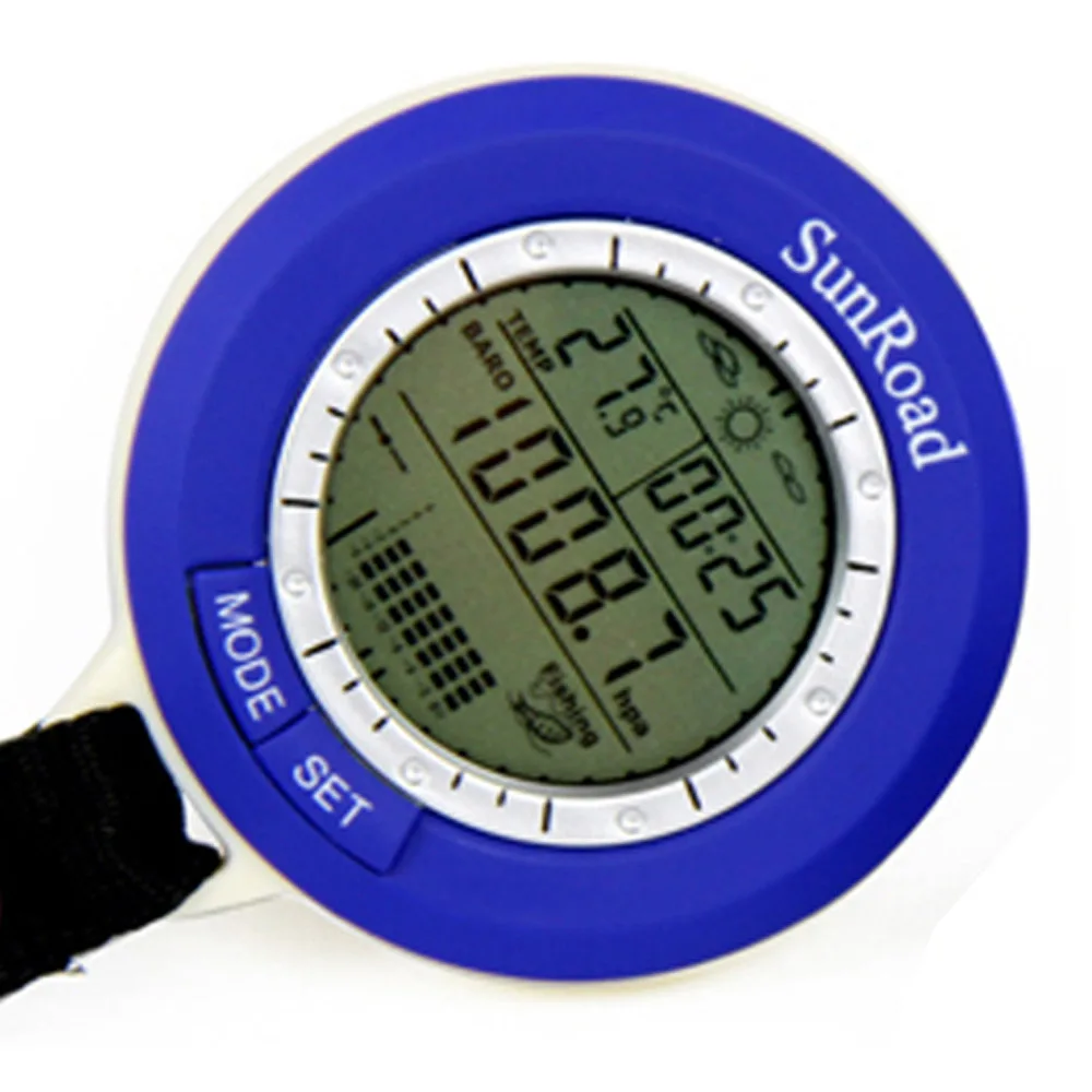 5 In 1 Sunroad Mini LCD Backlit Fishing Barometer Smart Tracking