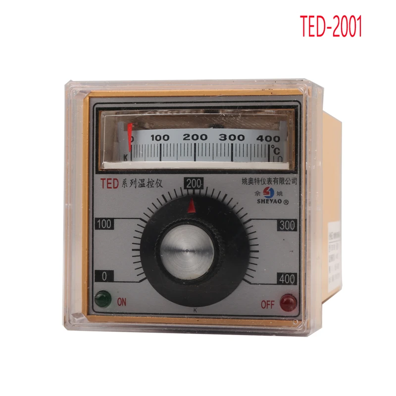 Ted-2001 0-400℃ Pointer Display Temperature Controller - 220v/380v K ...