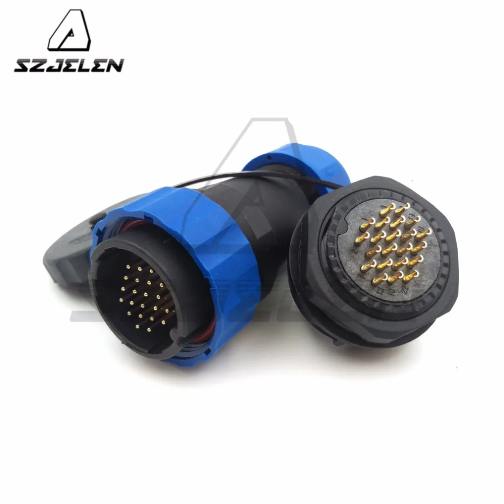 SD28TP-ZM-22pin-Waterproof-Connectors-Industrial-Power-Connector-22pin ...