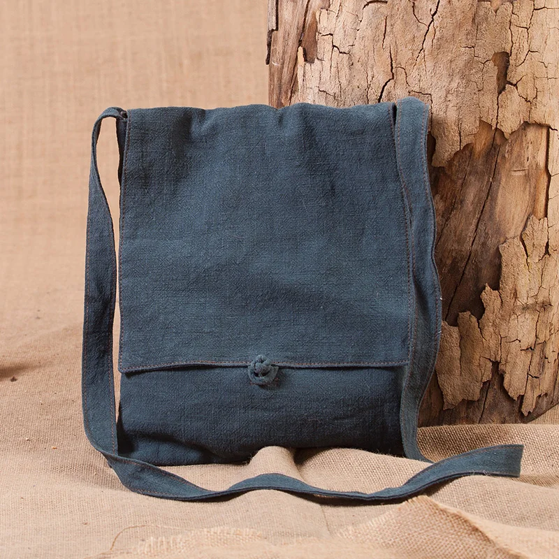 Small Black Cloth Crossbody Purse | semashow.com