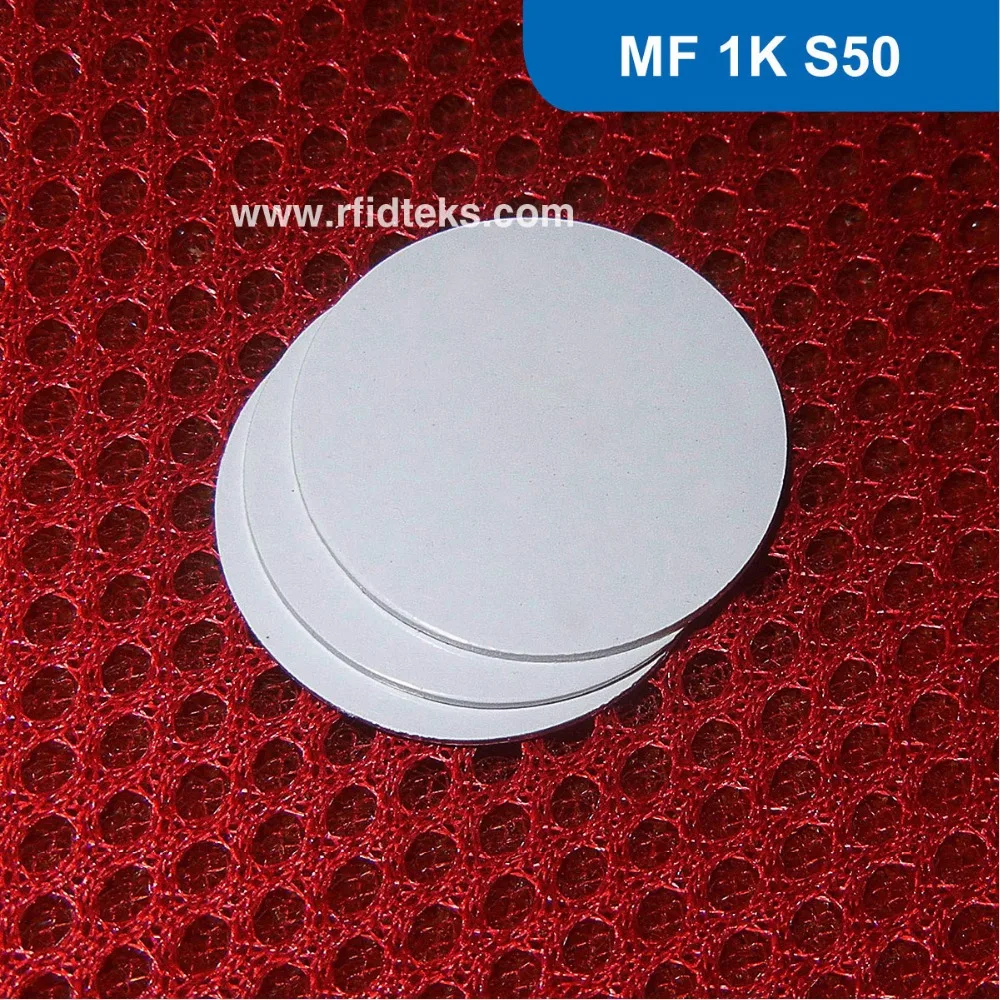 CT35 Dia 35mm RFID Tag RFID PVC Token with 3M Sticker rfid coin tags ...