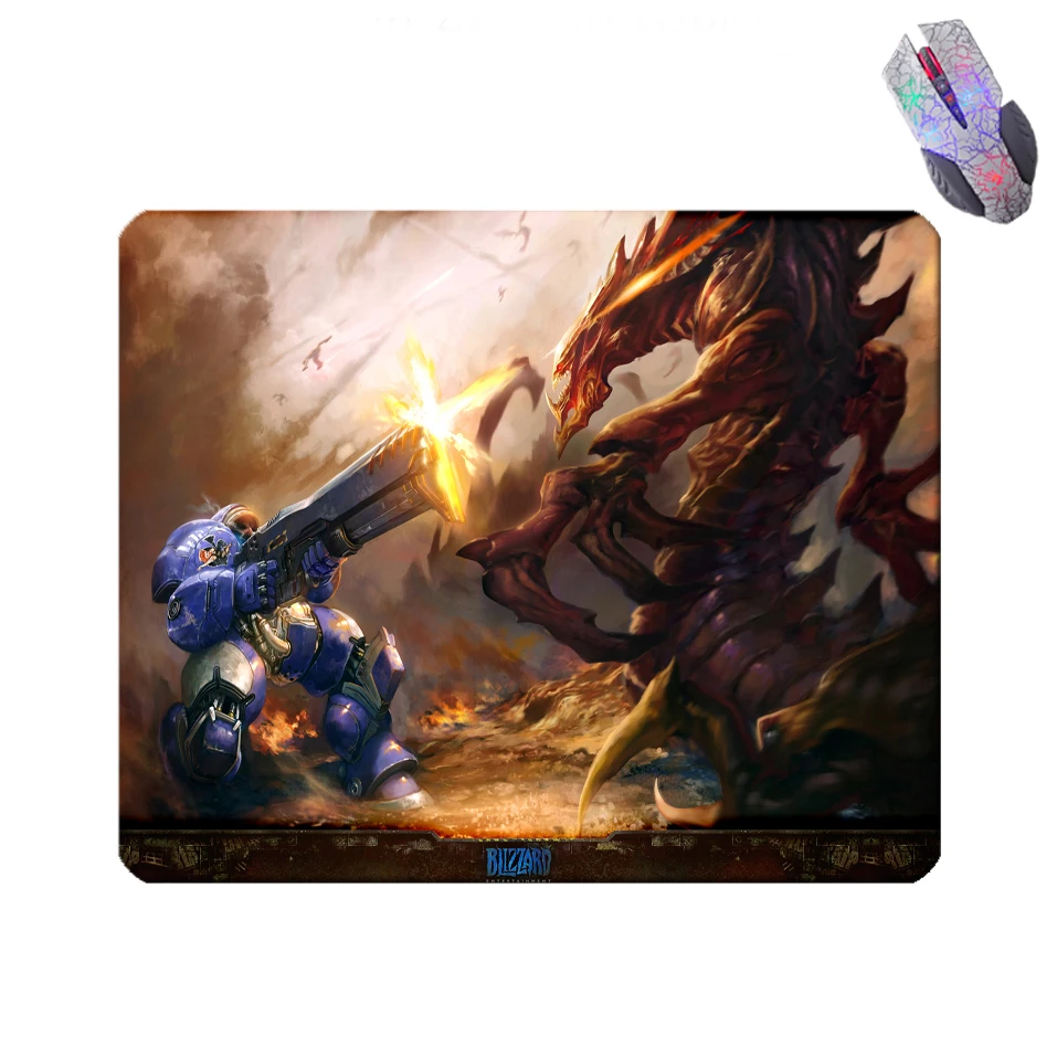 Customized StarCraft 2 Hydralisk VS Marine HD Large Game Mousepad ...