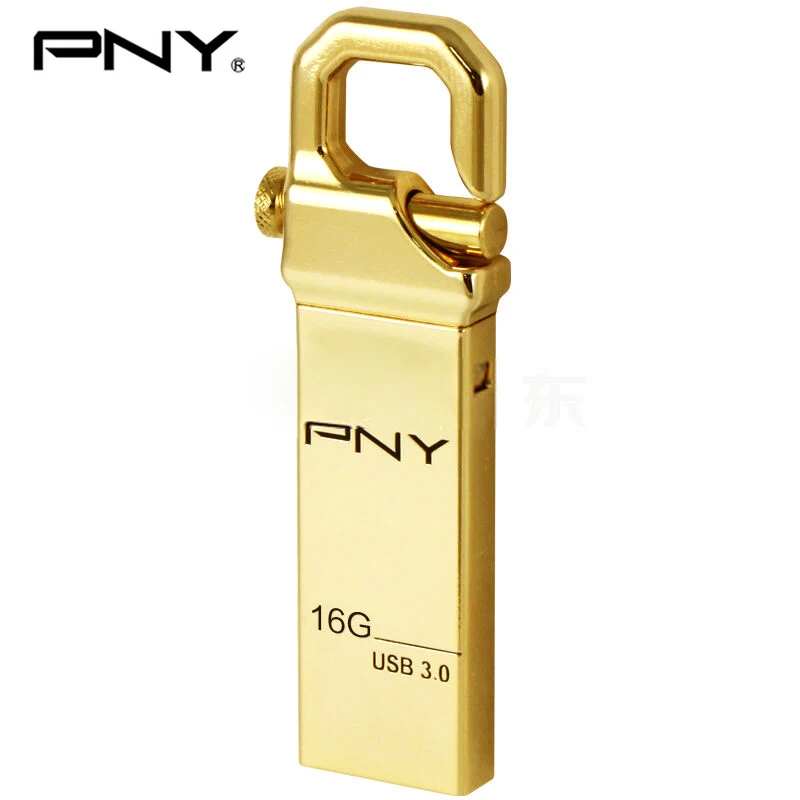 PNY USB Flash Drive USB 3.0 16GB Metal Pendrive USB Stick Gold Pen ...