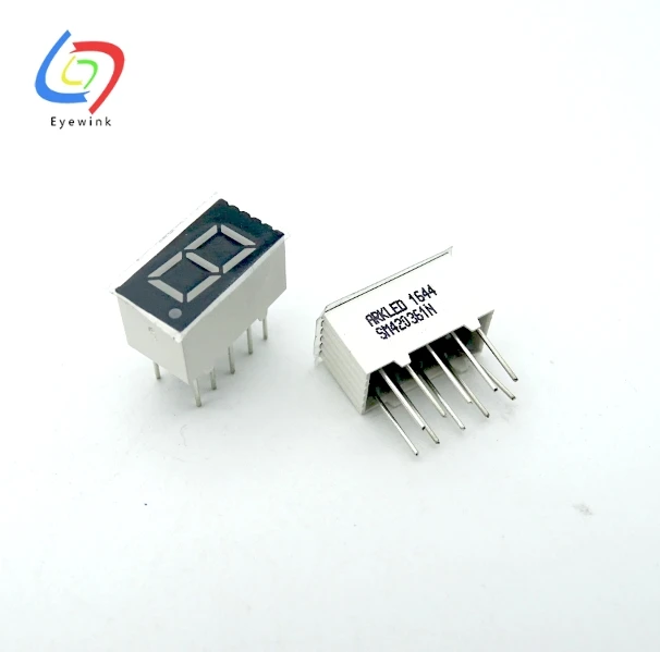 10 개 LD 3161AS 1 자리 0.36 "레드 7 세그먼트 LED 디스플레이 일반적인 음극|7" display|7 ...