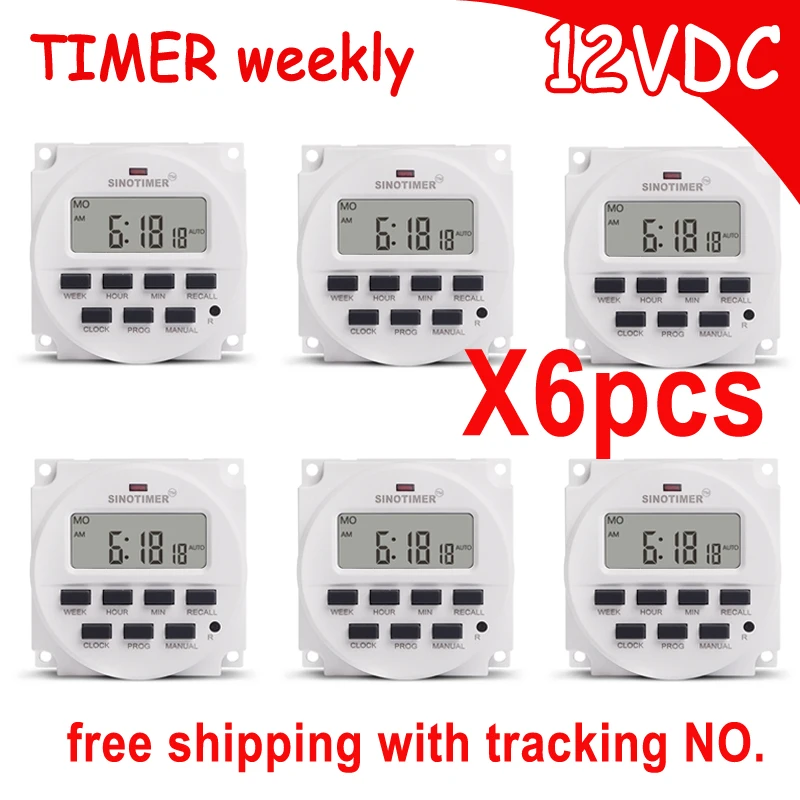 Sinotimer Wholesale 7 Days Programmable 12v Dc Digital Timer Switch