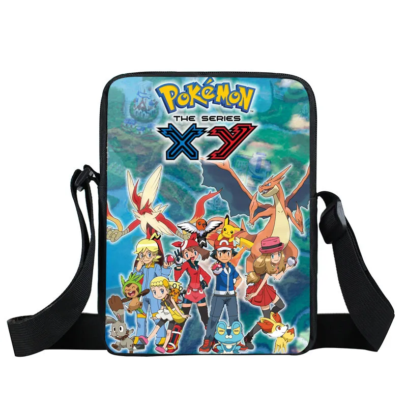 Anime Pokemon Go Mini Messenger Bag Pokeball Children School Bags Boys ...