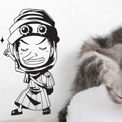 Hot japonês dos desenhos animados do vinil decalque Anime One Piece ...
