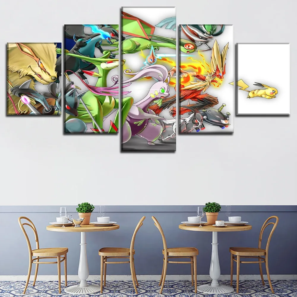 Pokemon Canvas Wall Art HD Prints Home Decoration Poster - KawaiiMerch.com