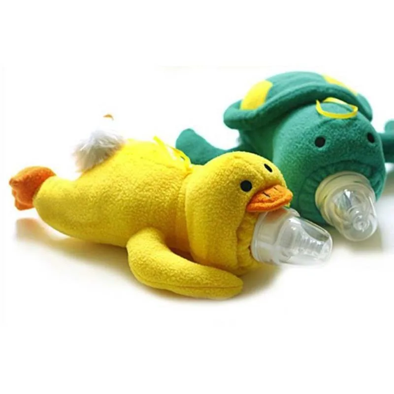 Baby Feeding Bottle Cover Insulation Bag Animal Plush Toy Thermal Bag ...