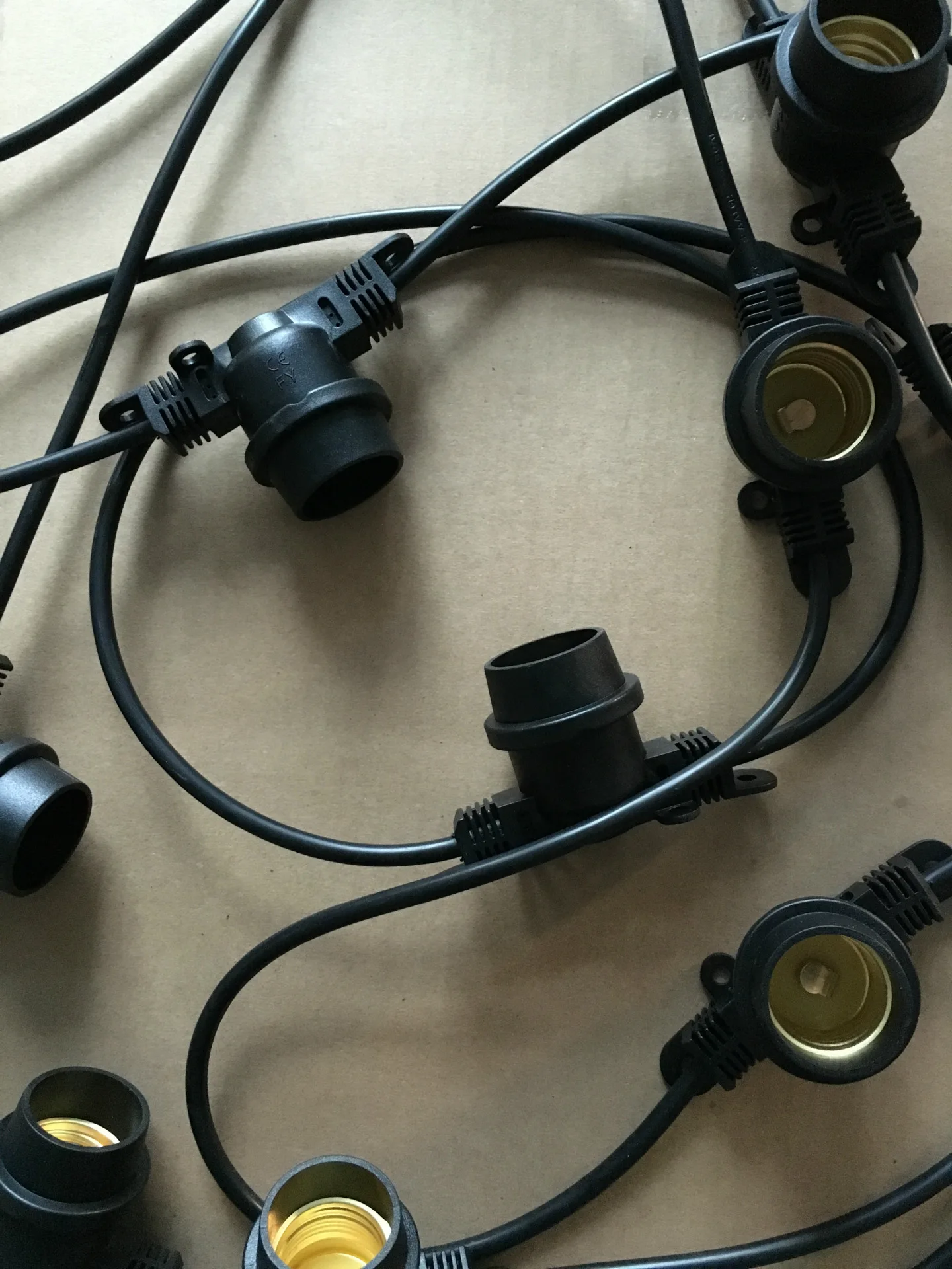 European Power Cord, E27 Lamp Line, European Standard Power Cord String ...