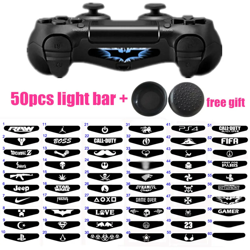 Aliexpress.com : Buy For Playstation 4 PS4 Controller 50pcs LED Sticker ...