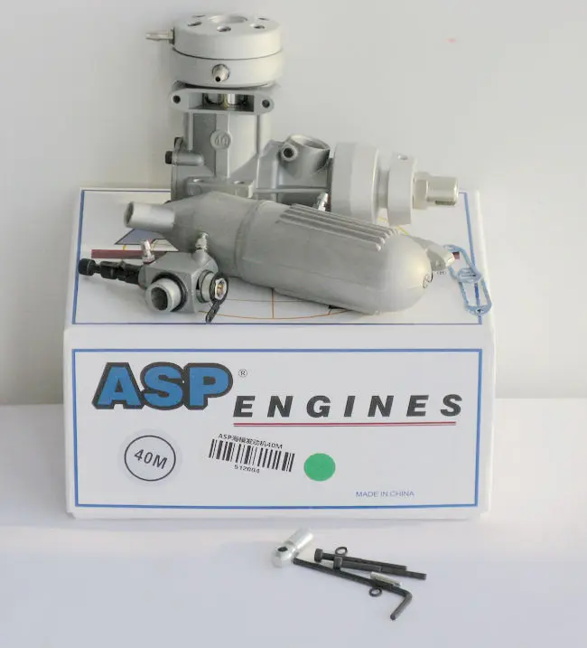 Free-shipping-ASP-40M-Nitro-Pull-starter-Engine-w-muffler-For-Remote ...