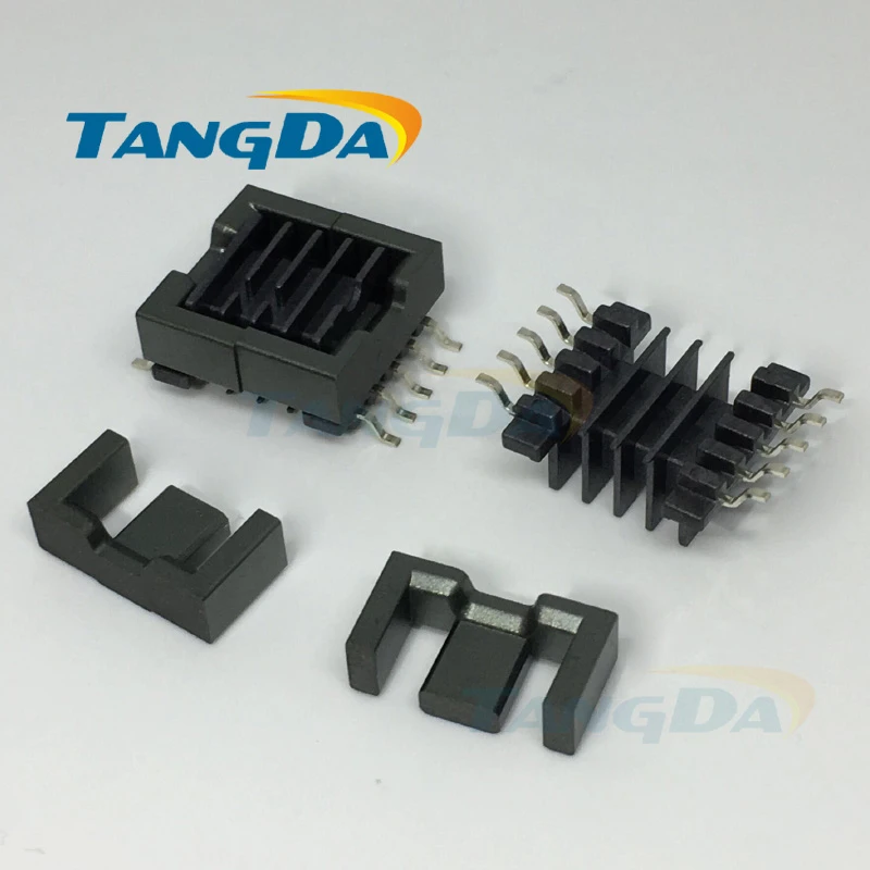 Tangda EFD EFD15 타입 5 + 5 핀 10P 보빈 마그네틱 코어 + 스켈레톤 페라이트 고주파 전력 변압기 하우징 4 슬롯 SMD A.|pin pin|pin ...