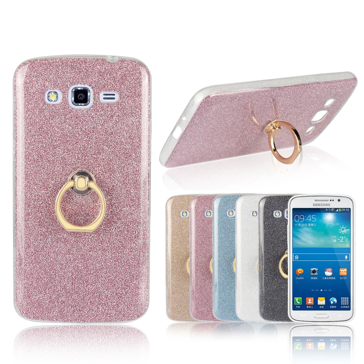 2017 Caso De Luxo para Samsung Galaxy Caso G710 Flash pó TPU para ...