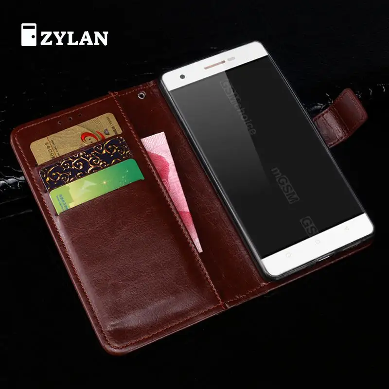 ZYLAN For Oukitel C4 Case Wallet Flip Leather TPU Back For Oukitel C4 ...