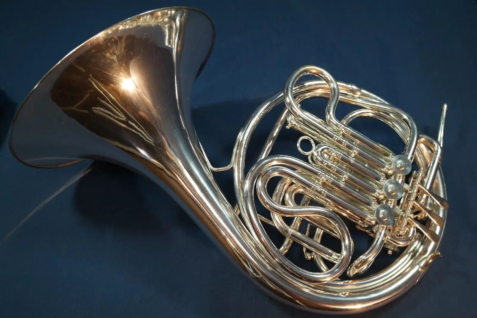 Beautiful 1927 King "Schmidt Model" Double French Horn with Case and ...