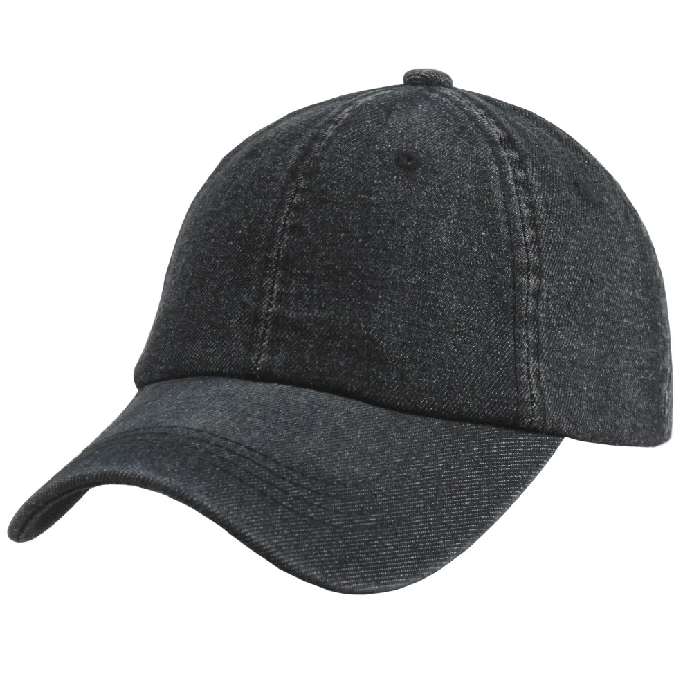 Sidiou Group Newest Cotton Baseball Caps For Man & Women Denim Washed ...