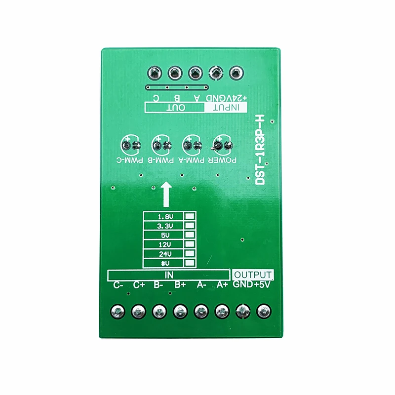 3 channel differential signal conversion single-ended collector grating ...