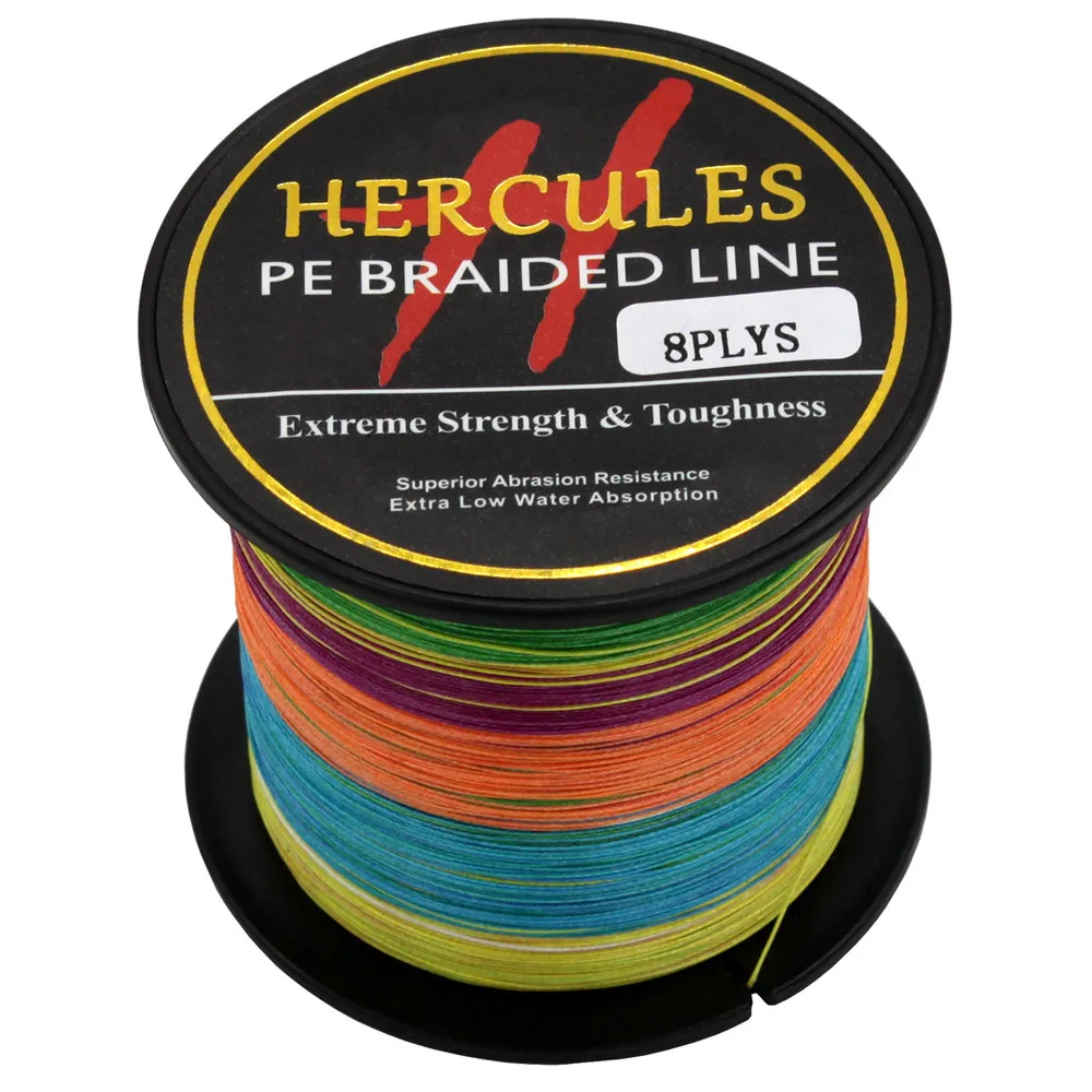 Hercules 300M 50LB 8 Strands PE Braided Fishing Line 0.37mm Dia ...