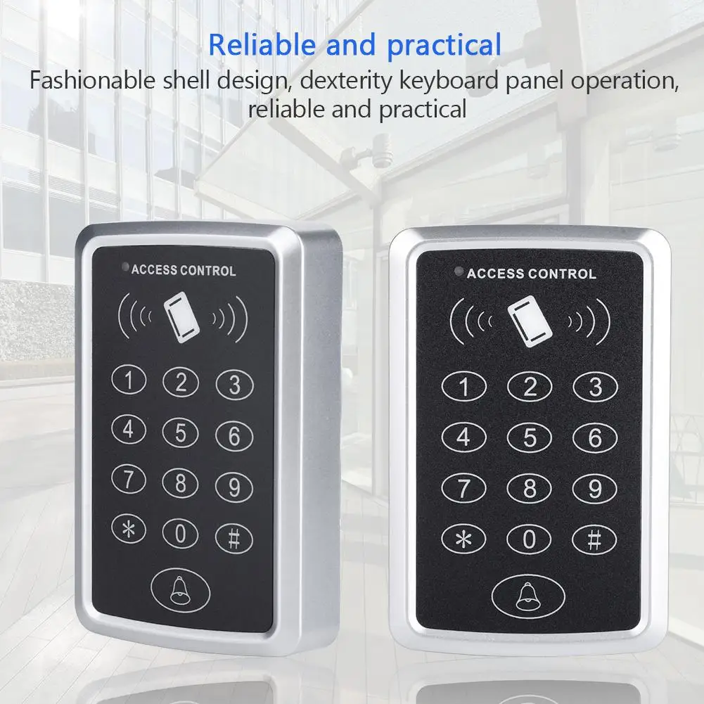 T119 125KHz Door Access Controller RFID Reader Access Control Keypad Digital Panel Card Reader ...