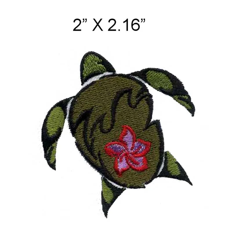 Tribal turtle embroidery patch 2" wide /hat patches/Original design ...