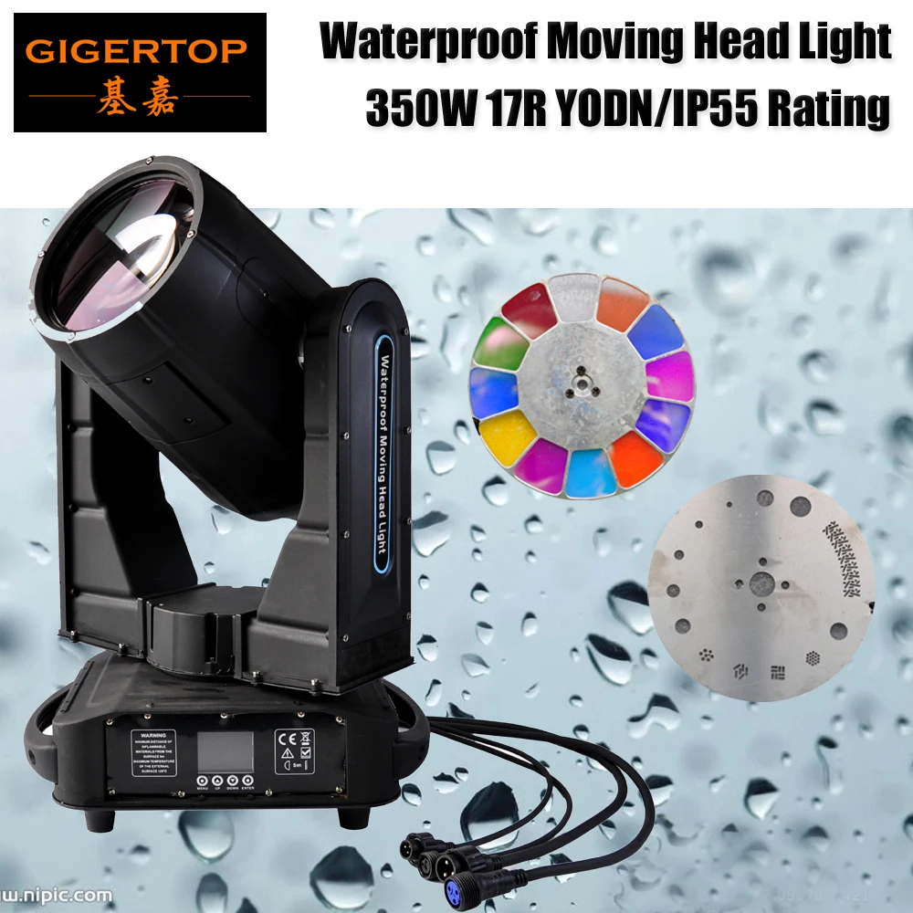 Gigertop Tp-l350w Outdoor Dmx Beam Spot 350w 17r Moving Head Lighting ...
