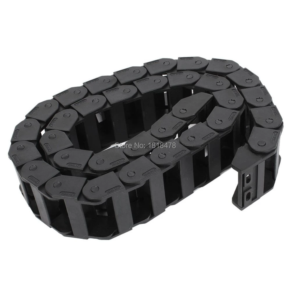 1m Semi Closed Nested Flexible Drag Chain Cable Carrier 18mm X 37mm ...