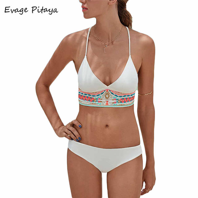 Jukpop Sexy Belt Thong Bikini 2020 Push Up Swimwear Women Hollow Out