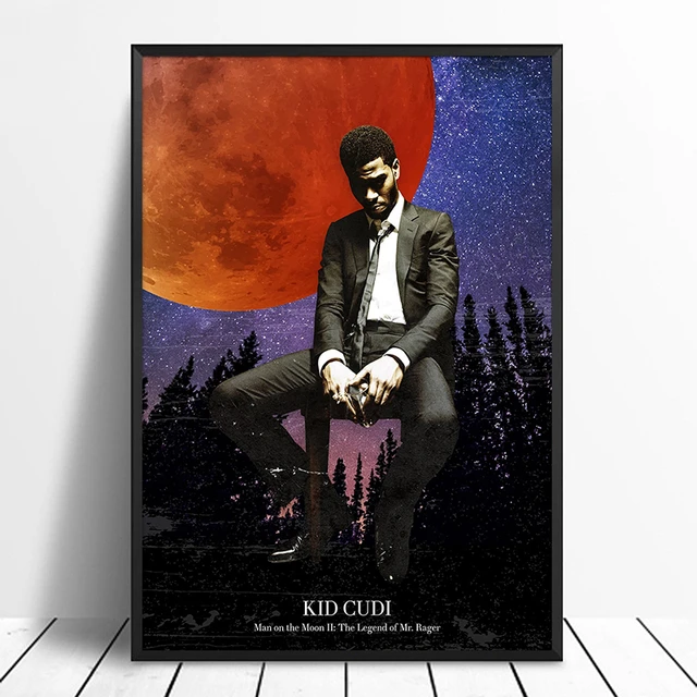 Kid Cudi Poster Framed