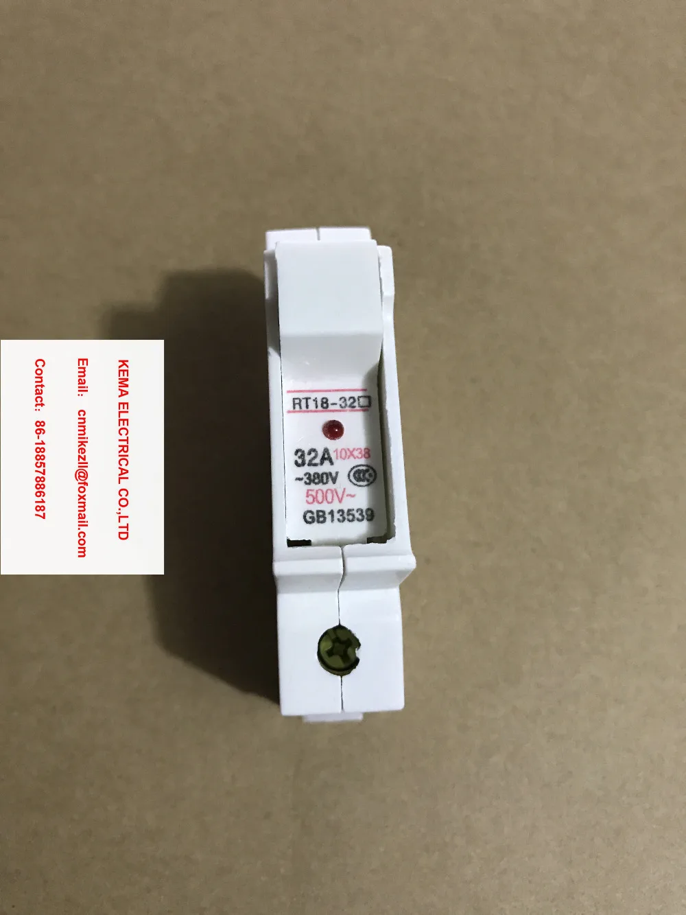 Fuse Base Rt18-32x 1p Illuminated Monopole Rail Fuse Base Rt18-32 ...