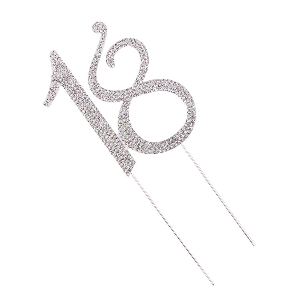 Crystal-Numbers-Cake-Toppers-Diamante-Number-18-Rhinestone-Cake-Topper ...