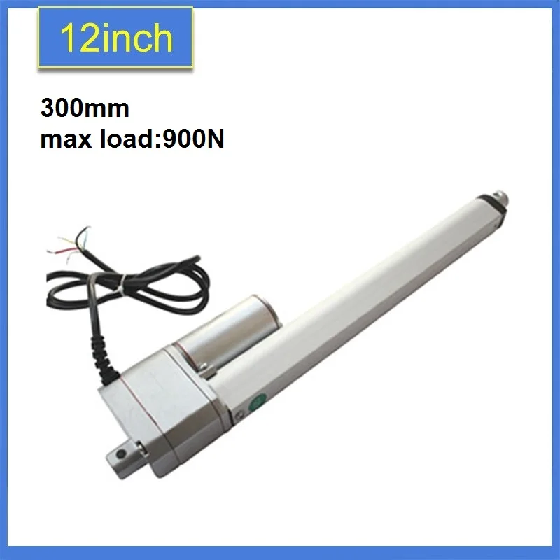 hot !!most competitive 12V,300mm/12 inch stroke, 900N/90KG ,linear ...