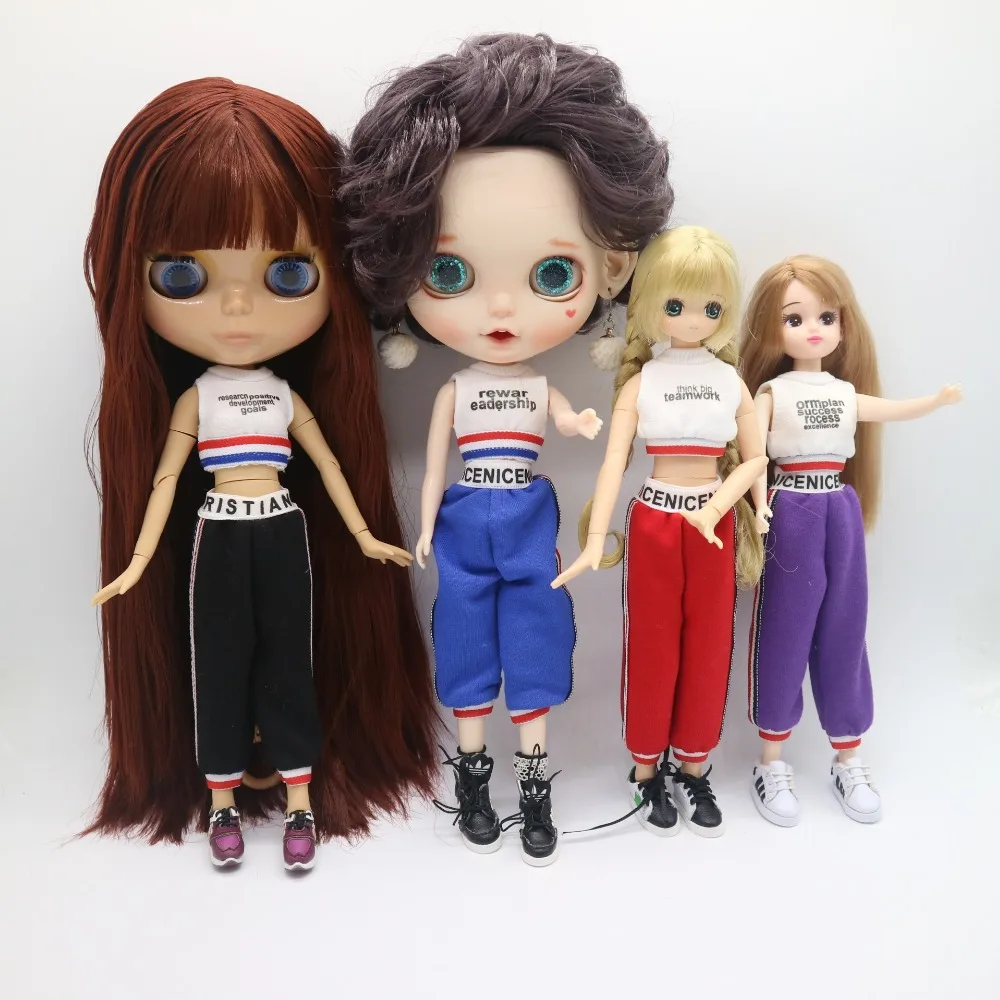 Blyth Doll Clothes (suitable For Blyth,pullip ,licca Doll) Sportswear ...