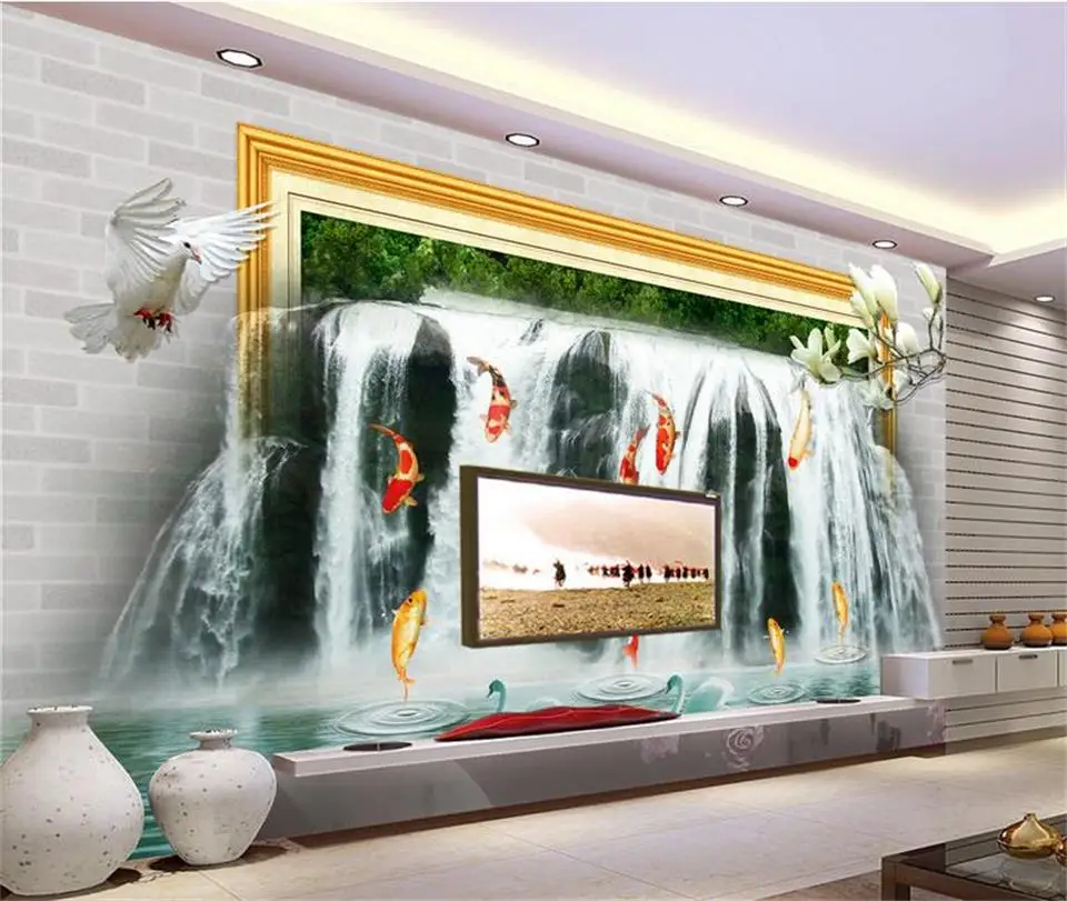 Wallpaper Custom Size Custom Size Wallpaper Living Room Mural 3d Photo