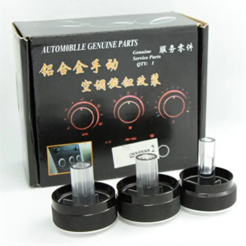 3pcs-per-set-Air-Conditioning-heat-control-Switch-knob-AC-Knob-Modify ...