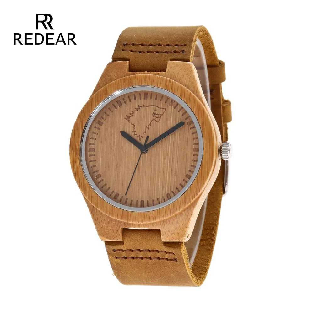 Hot Selling Men watches 2019 Luxury Brand Wooden Watches Wild Wolf Sign ...
