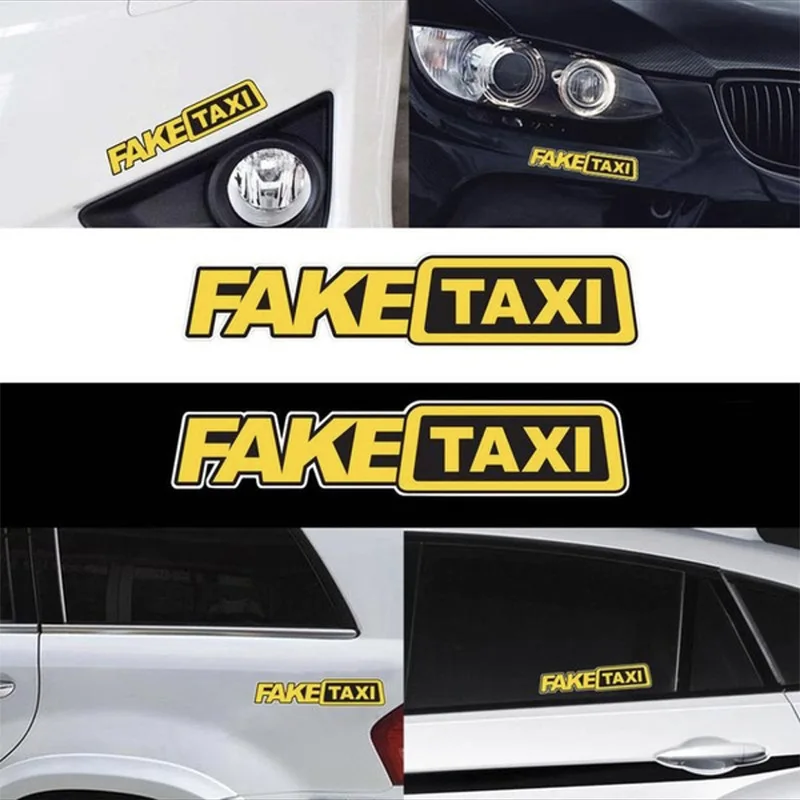 Car Stickers Fake Taxi Car Sticker Styling and decals Decal SUV all ...