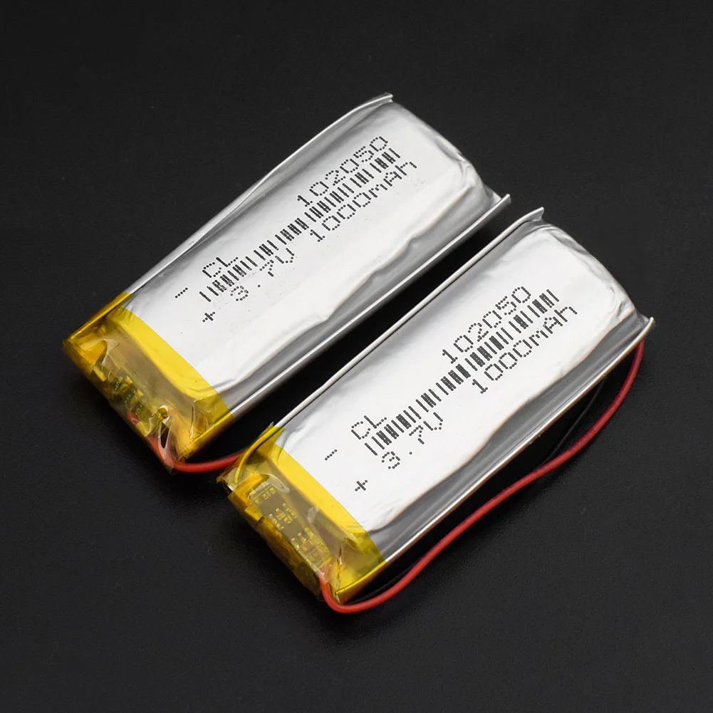 1 2 4x Rechargeable 3 7V 1000mAh Lipo Battery 102050 Lithium Polymer Li 1-2-4x-rechargeable-3-7v-1000mah-lipo-battery-102050-lithium-polymer-li