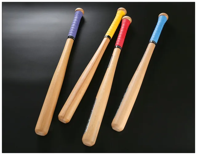 Solid Elm wood high polish and heavy solid wood baseball bat club stick ...