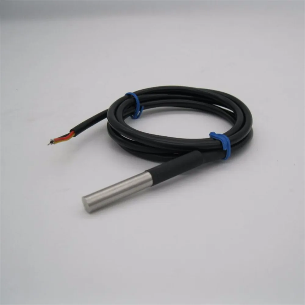 3pcs Ds1820 Stainless Steel Package Waterproof Ds18b20 Temperature ...