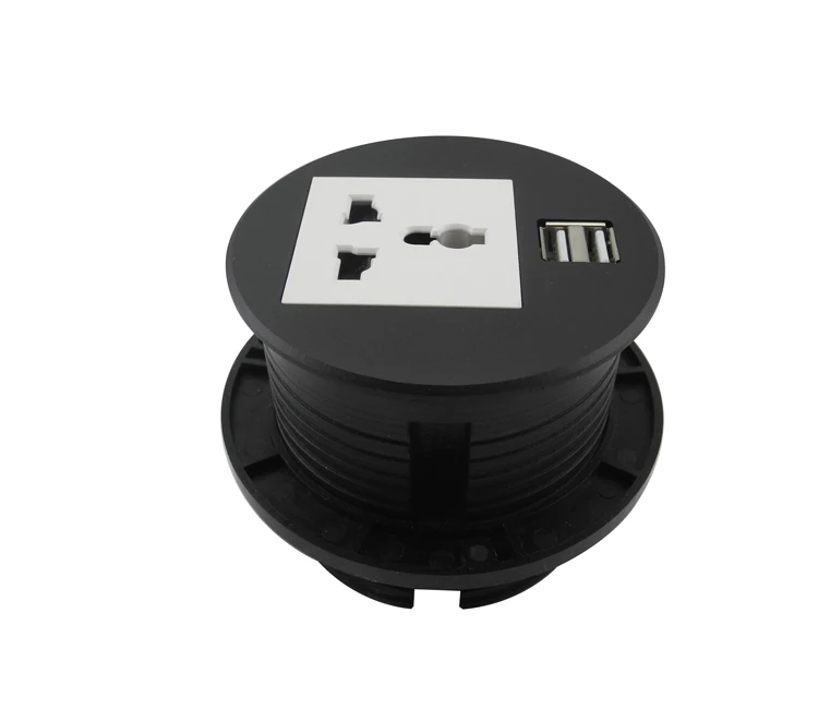Round-Table-Mount-Socket-with-Universal-UK-EU-USA-power-and-RJ45-rj11 ...